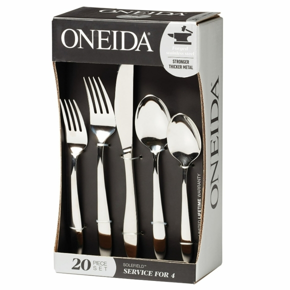 Oneida | Dining | Nwt Oneida 2piece Stainless Steel Silverware Set ...